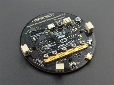 Microbit Circular Rgb Led Expansion Board Kiwi Electronics