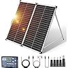 DOKIO 160W 18V Panneau Solaire Pliable Portable Pour Batteries 12V Avec