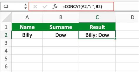 Excel CONCAT Function Sheet Leveller