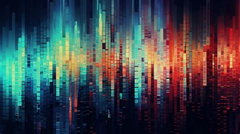 Premium Photo Glitch Background