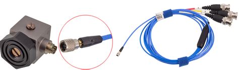 8 36 Unf To 3 X Bnc Pcb Triaxial Accelerometer Cable Shine Industry