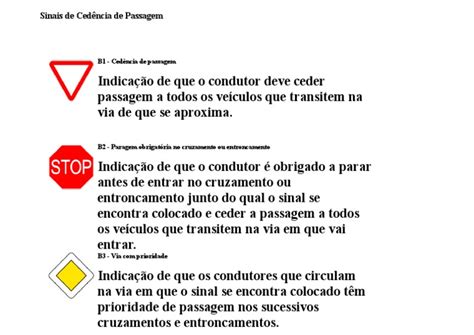 Sinais De Cedência De Passagem Pdf
