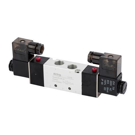 Double Solenoid Pneumatic Solenoid Valve Airtac Valve Solenoid Valve