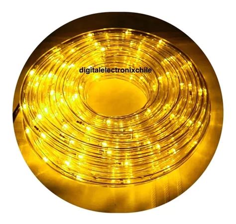 Manguera Led De Mts Color Amarillo Secuencias Volt Cuotas Sin Inter S