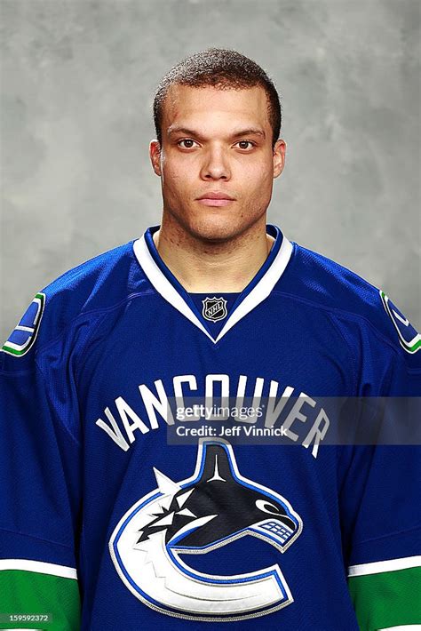 Derek Joslin Of The Vancouver Canucks Poses For His Official Headshot