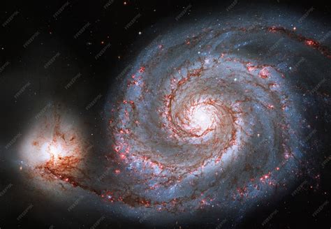 Premium Photo Whirlpool Galaxy Spiral Galaxy M51 Or Ngc 5194
