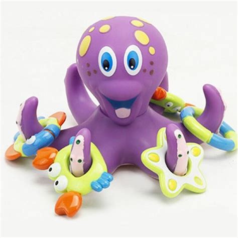 Floating Octopus Jouet De Bain Pieuvre Flottante Violet 18 Mois