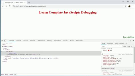 Javascript Debugging In Hindi Part20 Youtube