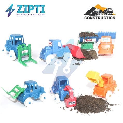 Jual Mainan Miniatur Truck Konstruksi Forklift Dozer Excavator By