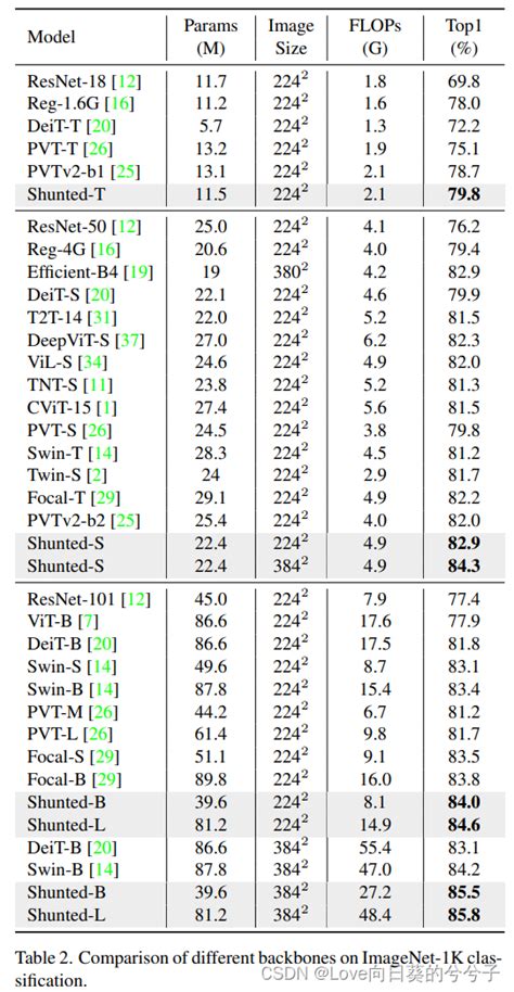 《shunted Transformer Shunted Self Attention》cvpr 2022 Oral Csdn博客