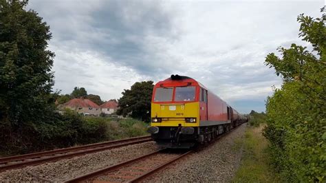 Db Class 60 Passing Through Pembrey Trailing Oil Tanks 60010 12 9