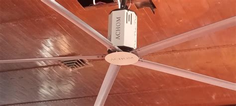 8 Feet Achom Hvls Fan At Rs 140000 Piece Bldc Hvls Ceiling Fan In
