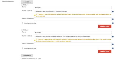 Jenkins Unable To Find Msbuild Stack Overflow