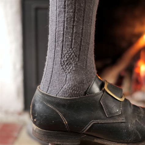 Clocked Wool Stockings Townsends