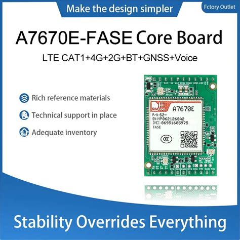 Simcom A E Fase Core Board Lte Cat G G Bt Gnss Voice Cc Mcore