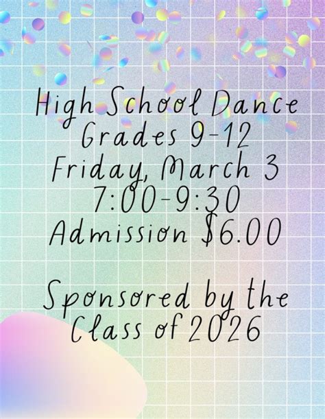 High School Dance 33 Canceled New Lebanon Csd
