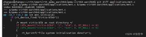 Rt Thread Bsp Qemu Virt64 Aarch64 挂载 Ext4文件系统lwext4 Csdn博客