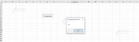Vba Comparison Operators Dataflair