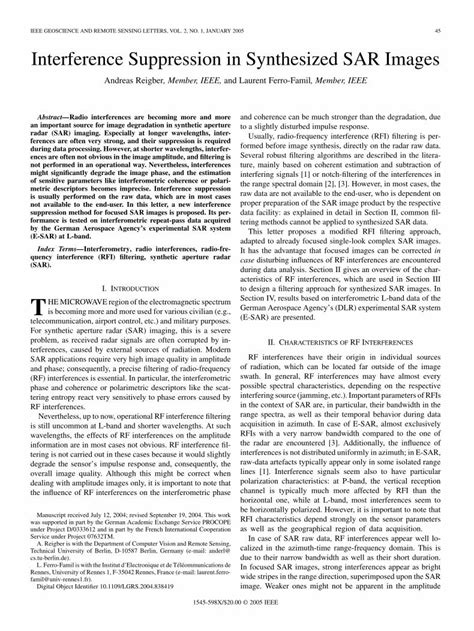 Pdf Ieee Geoscience And Remote Sensing Geoscience And Remote