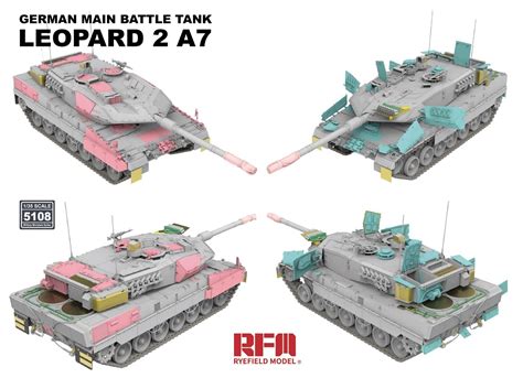Rye Field Models 1 35 German Leopard 2 A7 Main Battle Tank Fields Of Glory Models