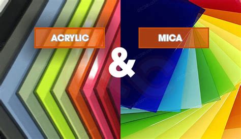 Acrylic Và Mica Có Khác Nhau Không Giải đáp Chi Tiết