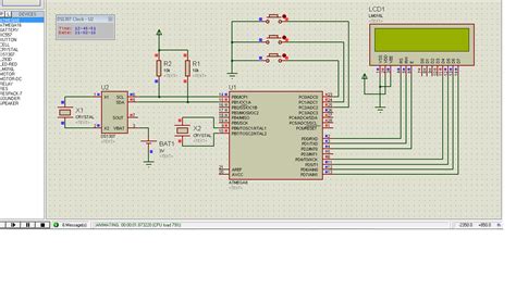 membuat jam lcd 16x2 dengan bascom rtc compassfunty