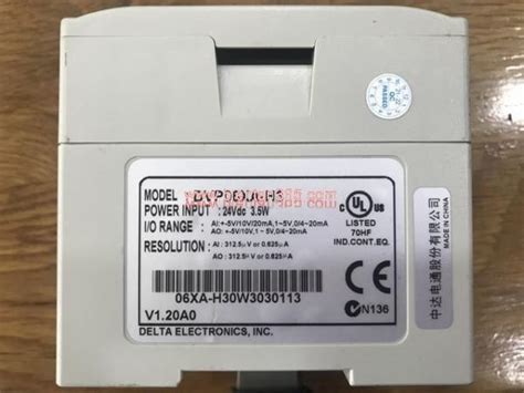 Dvp06xa H3 Mô đun Analog Cho Plc Delta 4 Ai 2 Ao Asc Vn Trung Tâm