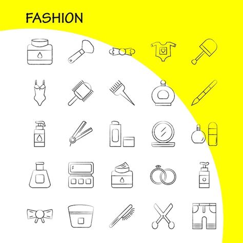 Conjunto De Iconos Dibujados A Mano De Educación Para Infografías