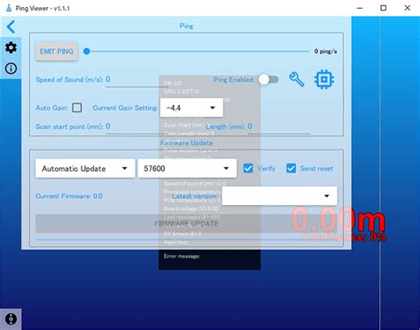 Ping Sonar Altimeter And Echosounder Ping Sonar Devices Blue