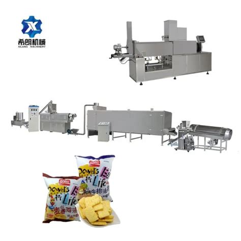 Full Automatic Corn Pop Puff Snack Making Machine Puff Snack Food Extruder Processing Line