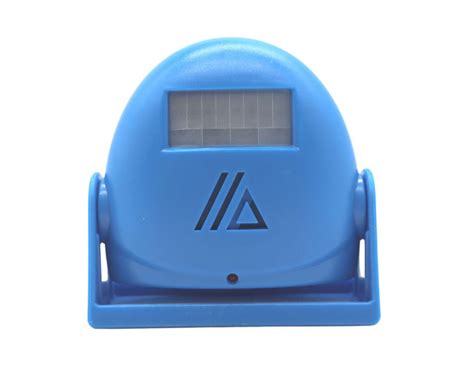 Wireless Infrared Motion Sensor Voice Prompter Warning Alarm Doorbell Blue Leroy Merlin South