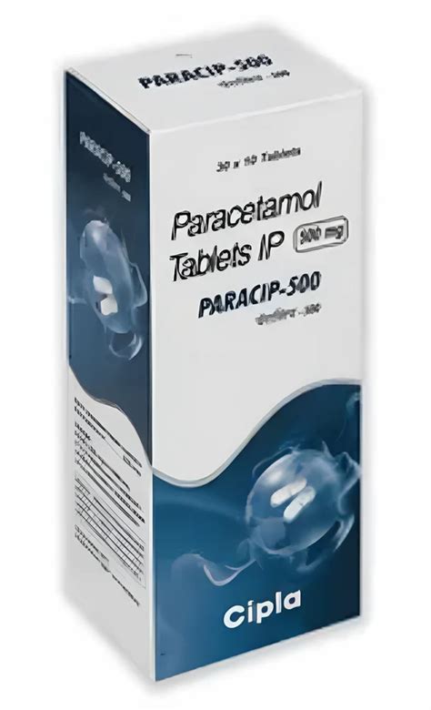 Cipla Paracip 500 Tablet 500mg At ₹ 330box In Indore Id 2857616725112