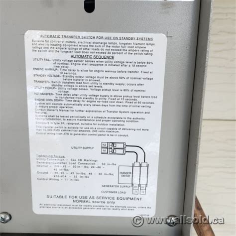 Generac Smart Transfer Switch Allsoldca Buy And Sell Used Office