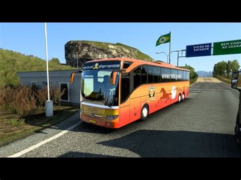 Mercedes Benz Tourismo RHD Free Bus Mod With Indian Skin Map MAPA Euro Truck Simulator