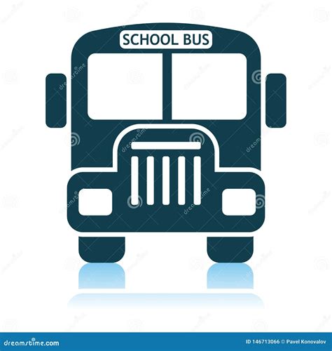 Icono del autob s escolar ilustración del vector Ilustración de retroceder