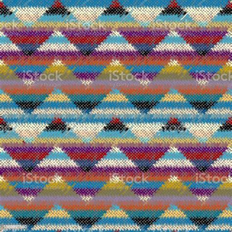 원활한 벡터 사각형 패턴입니다 추상적인 색 배경입니다 0명에 대한 스톡 벡터 아트 및 기타 이미지 0명 거즈 거친