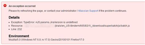 Ajsparamsjiraversion Is Undefined When Viewing Rapid Board Jira Atlassian Documentation
