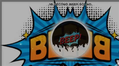 10 Second Beep Sound Effect How To Create A Beep Sound Effect In 10