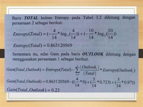 Algoritma C4 5 Dalam Data Mining Ppt