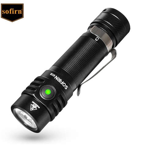 Sofirn SC18 USB Type C Rechargeable Flashlight Super Bright Small