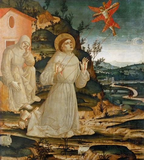 Saint Francis Of Assisi Receiving The Stigmata — Antoniazzo Romano