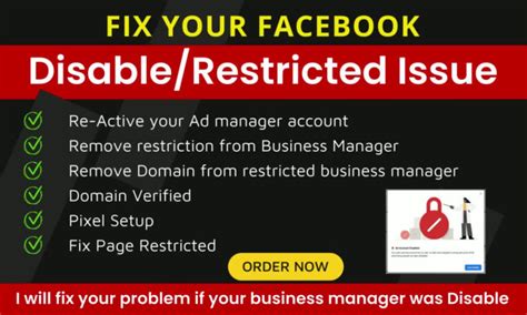 Help You To Fix Disabled Issues Bm Page Ad Account Ios Pixel Domain