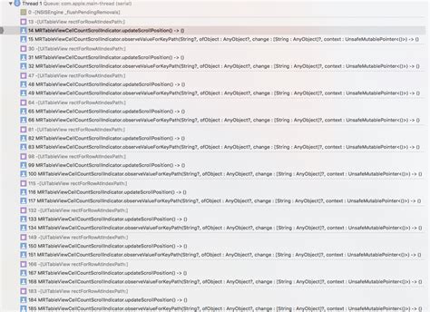 Ios Rectforrowatindexpath Crashing With Defined Indexpath In Uitableview Stack Overflow