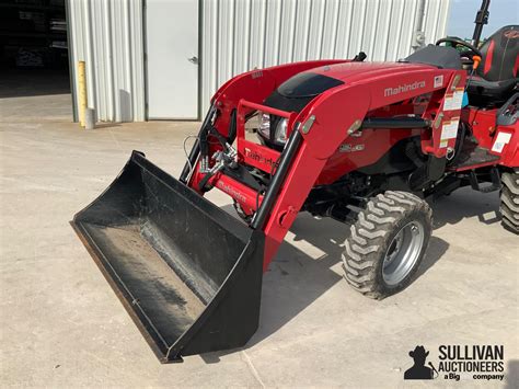 2021 Mahindra 1640 Mfwd Compact Utility Tractor W Loader Bigiron Auctions