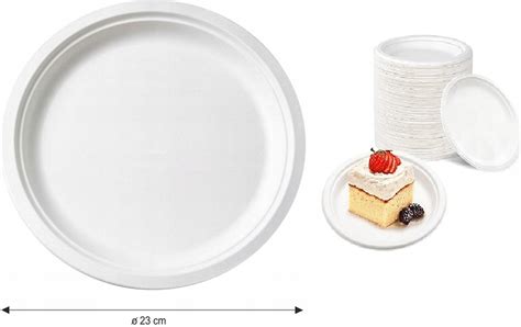 TALERZ EKO Z TRZCINY CUKROWEJ 23cm 50 Szt BIO Cena Opinie