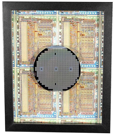Silicon Wafer With 6502 Microprocessor Chips 4 Inch Rockwell Mos 4703887563