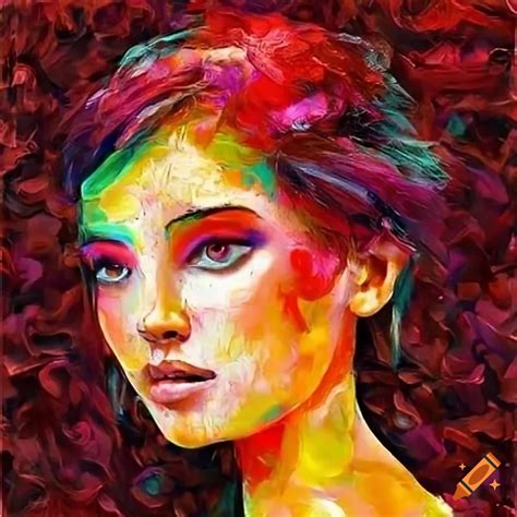 Redhead Girl With Curly Hair