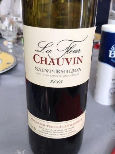 Ch Teau La Fleur Chauvin Saint Milion Vivino Us