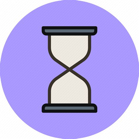 Clock Hourglass Loading Sand Time Waiting Icon Download On