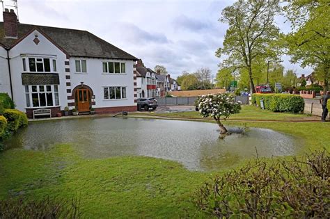 Watch As Homes Without Water And Roads Closed After Water Main Bursts